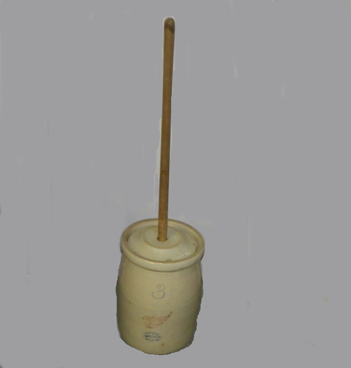 Bargain John's Antiques | Antique Red Wing Butter Churn - Three Gallon ...
