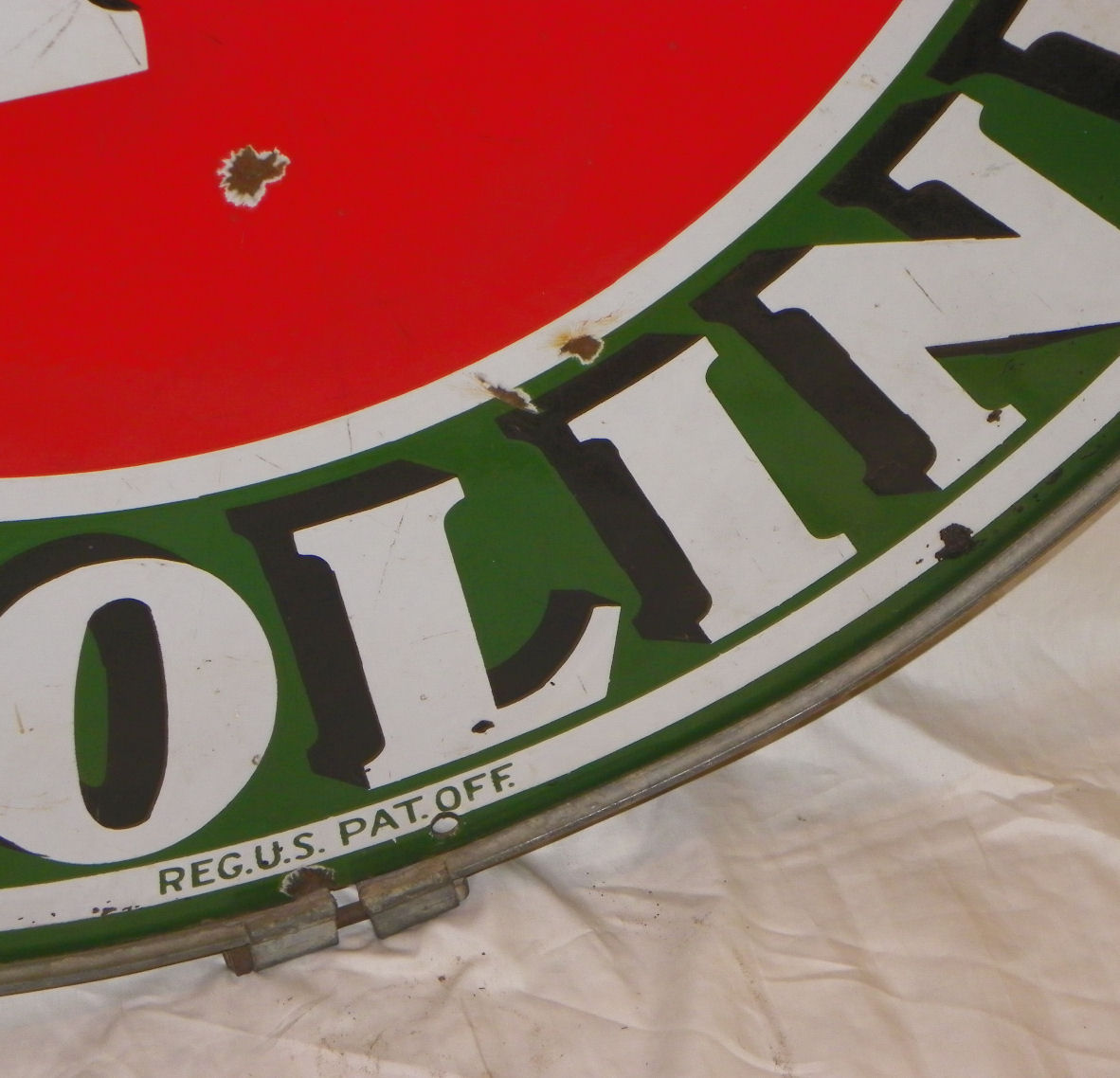 Bargain John's Antiques | Antique Porcelain Double Sided Sinclair ...