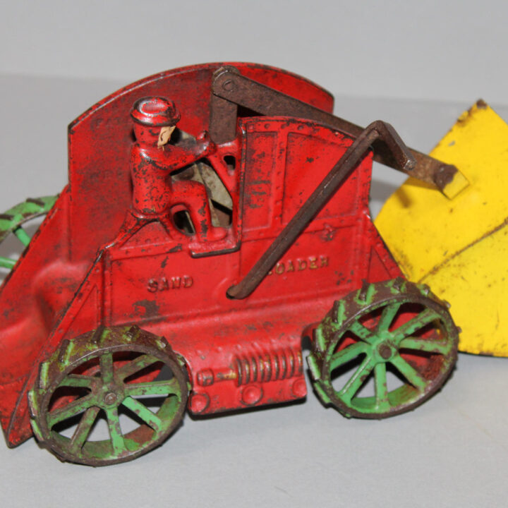 Bargain John's Antiques | Arcade Cast Iron Sand Loader Construction ...