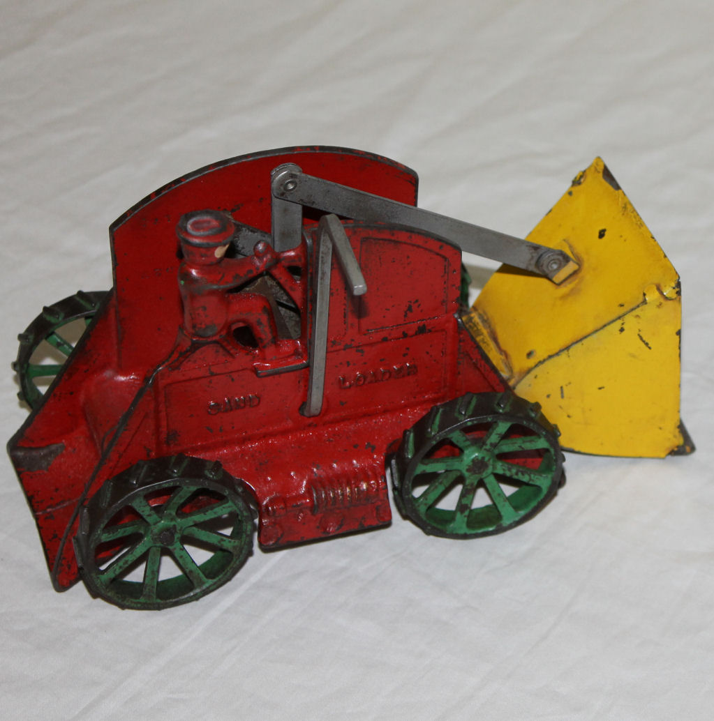 Bargain John's Antiques | Arcade Cast Iron Sand Loader Construction Toy ...
