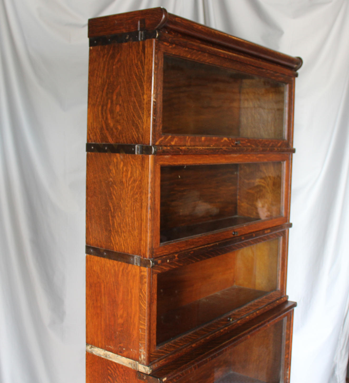 Bargain John's Antiques | Antique Oak Sectional Barrister Bookcase in ...
