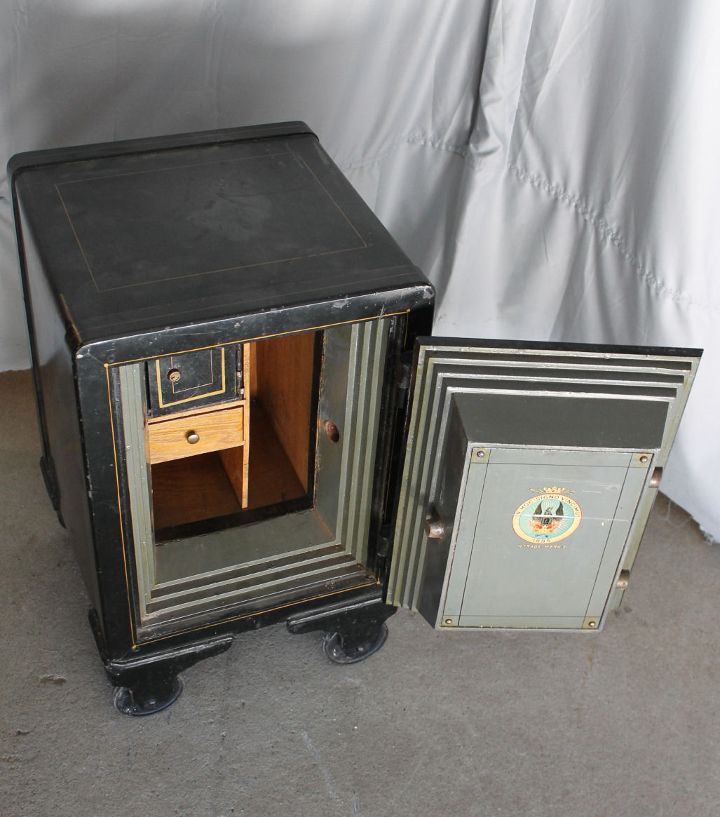 Bargain John's Antiques | Antique Victor Iron Safe - Bargain John's ...