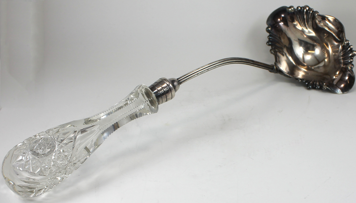 Bargain John's Antiques | American Brilliant Pairpoint Cut Glass Ladle ...