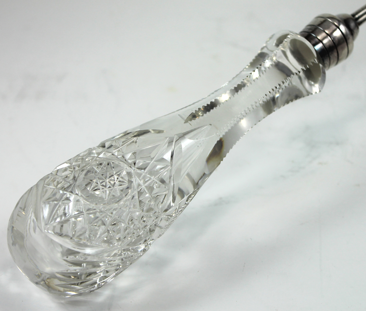Bargain John's Antiques | American Brilliant Pairpoint Cut Glass Ladle ...