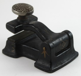 Bargain John's Antiques | Antique Cast Iron Signature Press Stamp ...