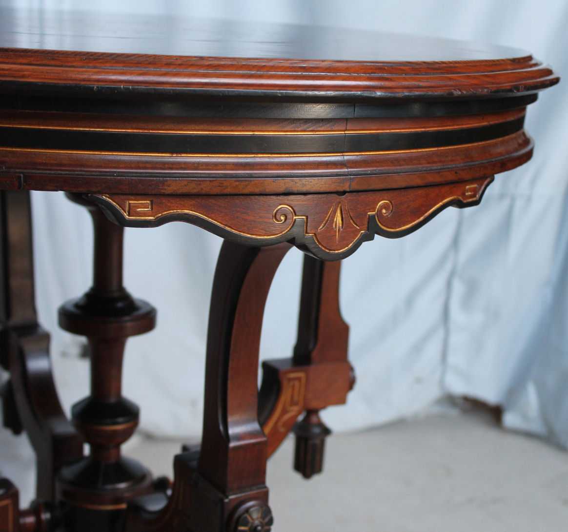 Bargain John's Antiques | Victorian Walnut Marquetry Inlaid Parlor ...
