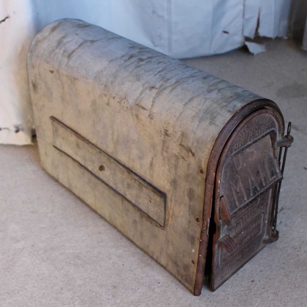 Bargain John's Antiques | Antique U S Mail Box - Cast Iron & Tin- 1904 ...