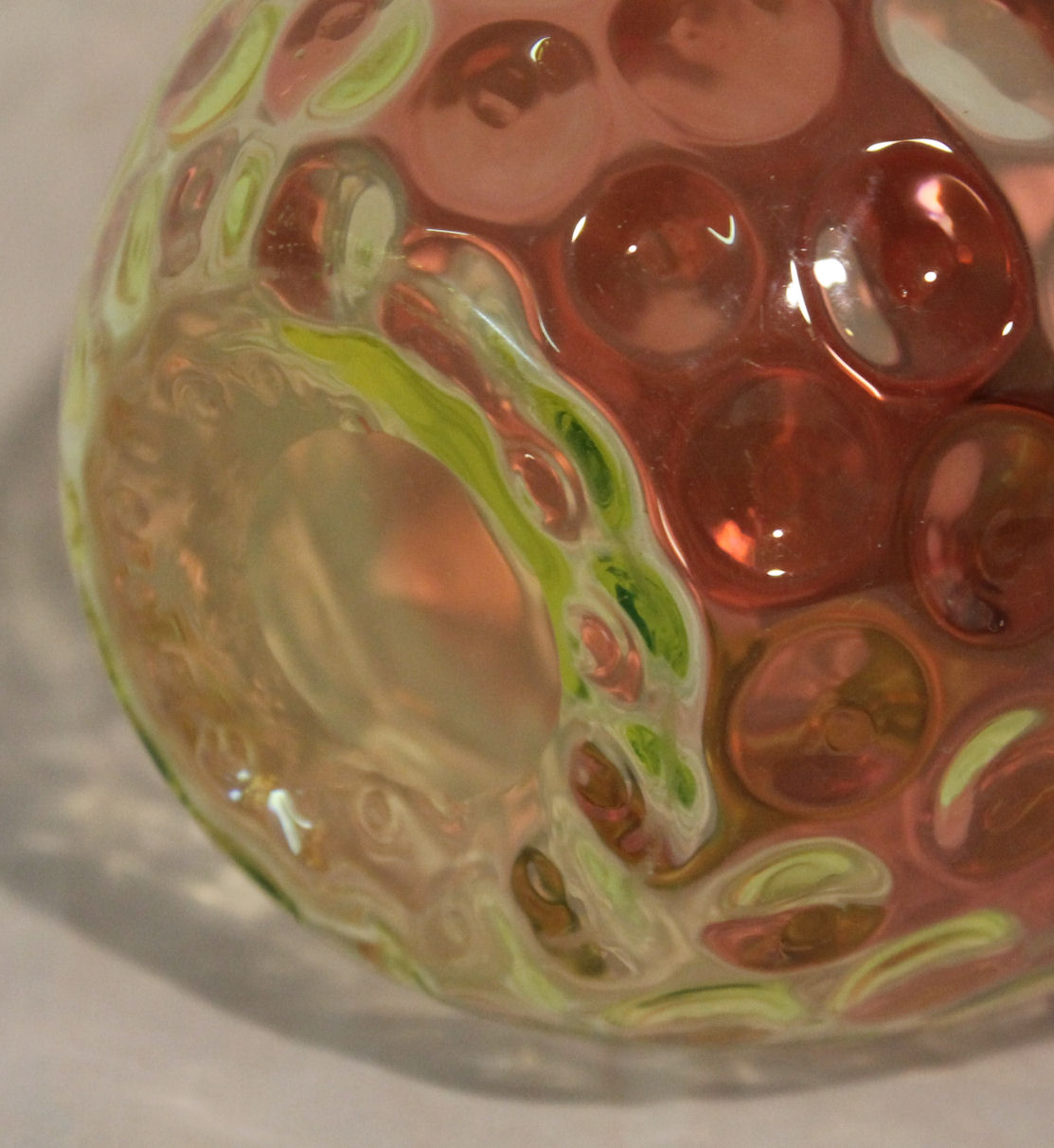 Bargain John's Antiques | Antique Rubina Verde (Vaseline) Art Glass ...