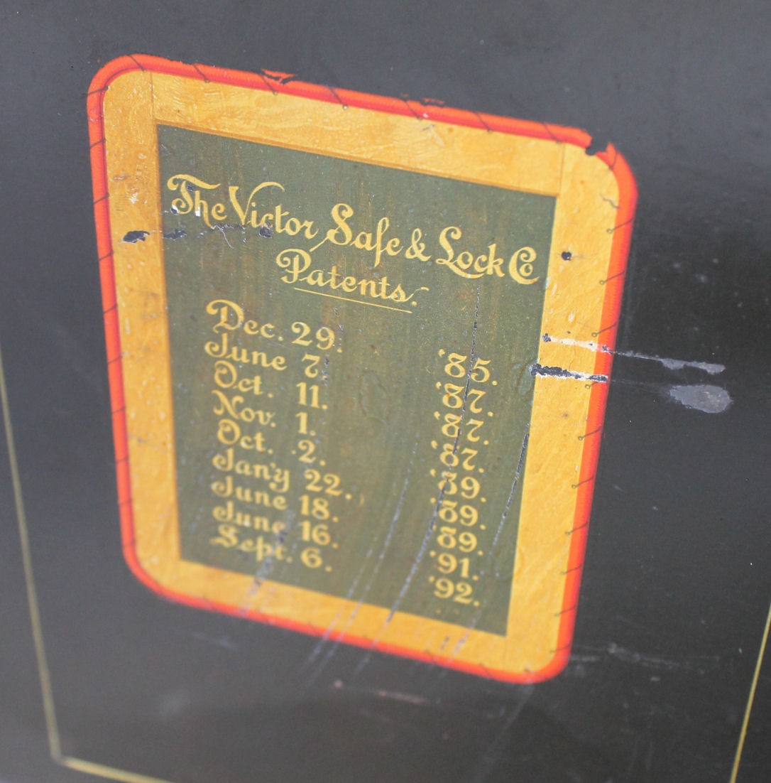 Bargain John's Antiques | Antique Victor Iron Safe & Lock - J.H. Bloom ...