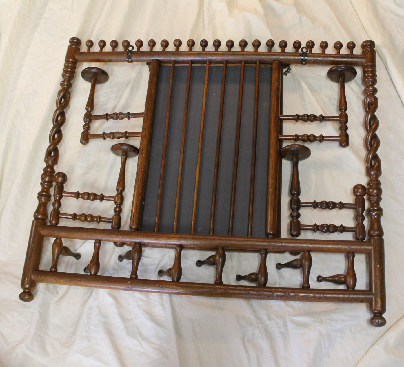 Bargain John's Antiques | Stick and Ball Wall Mount Hat Rack with ...