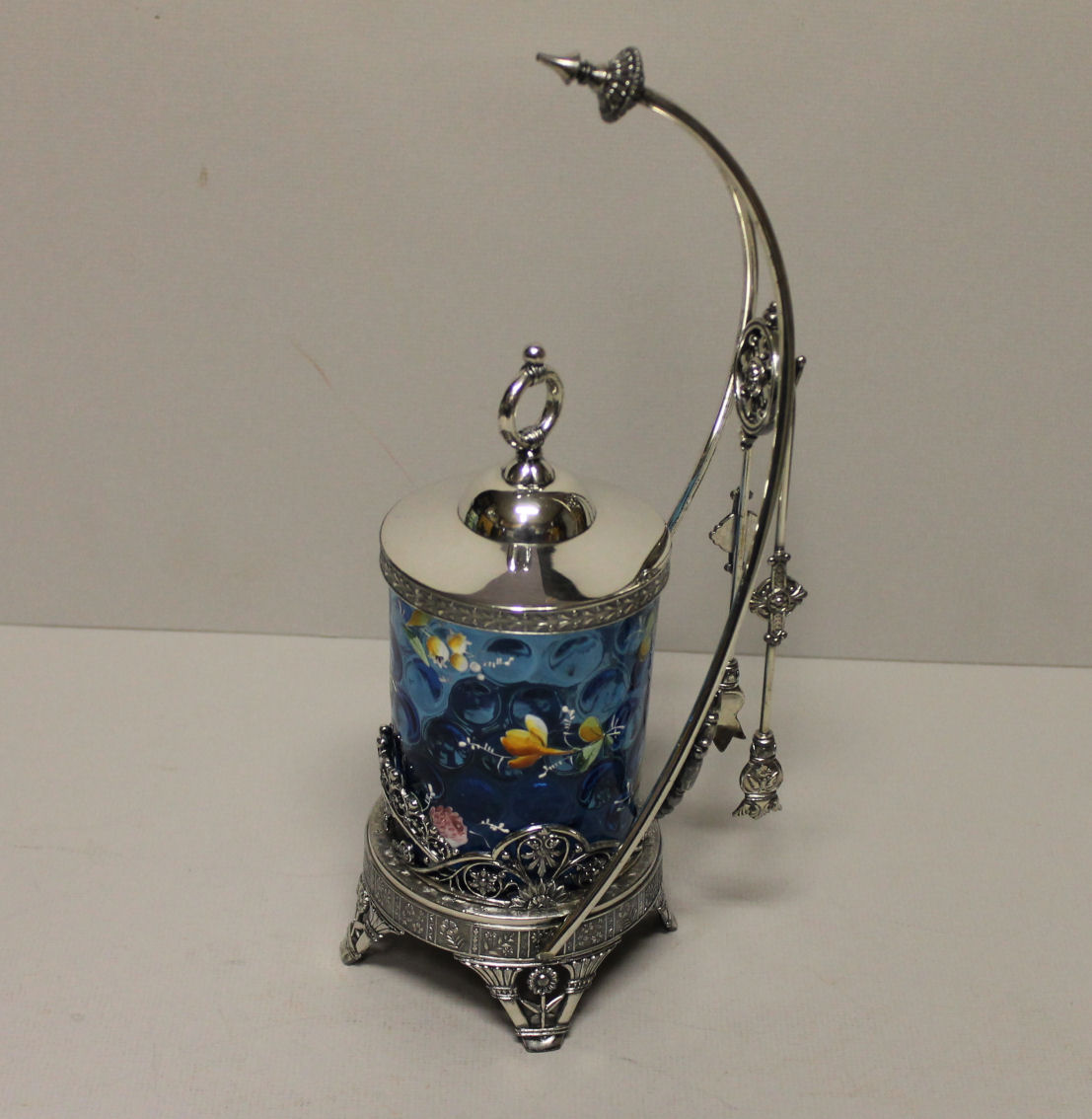 Bargain John's Antiques | Victorian Electric Blue Art Glass Pickle ...