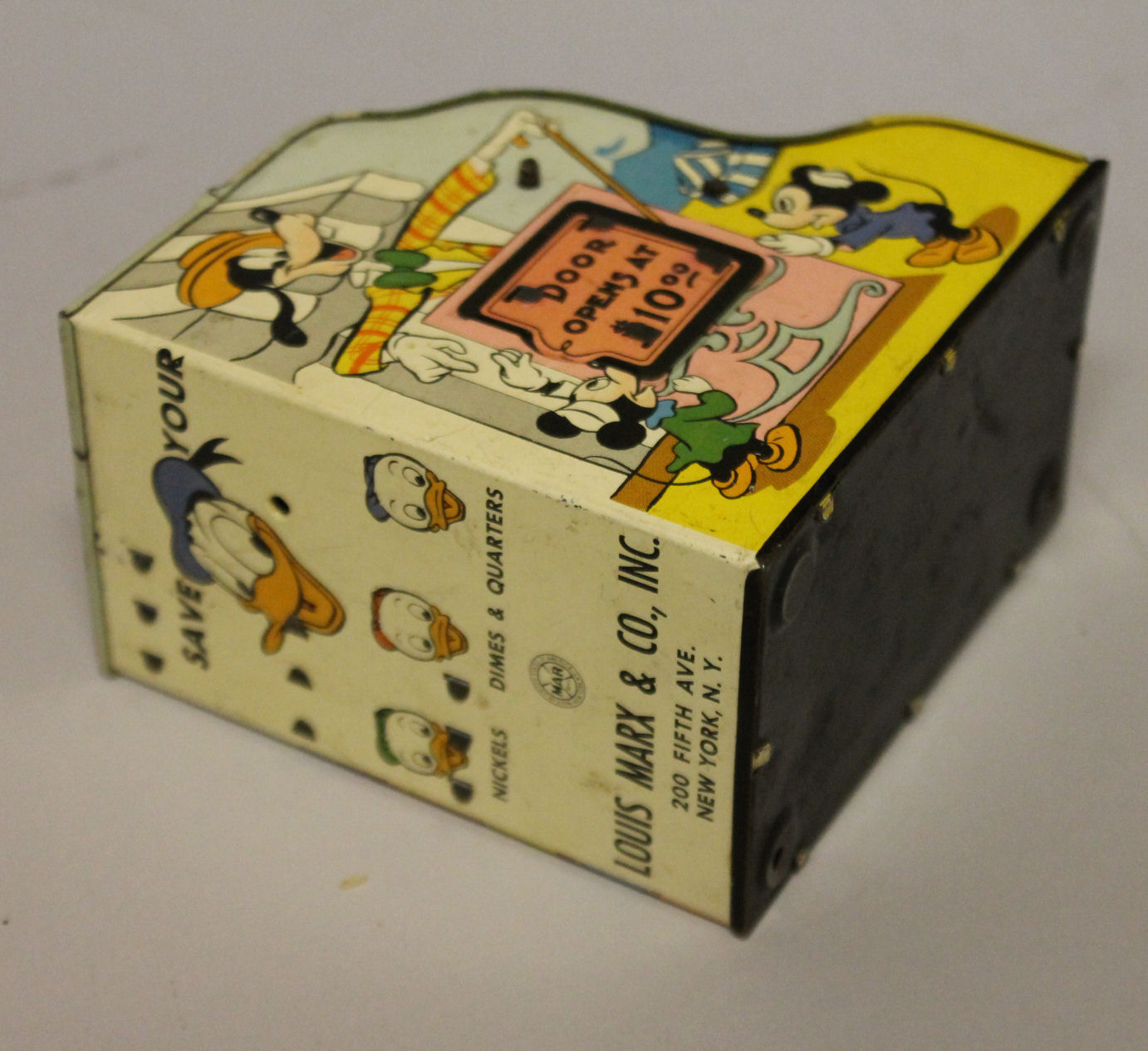 Bargain John's Antiques | Louis Marx Company Child's Tin Comic Donald ...