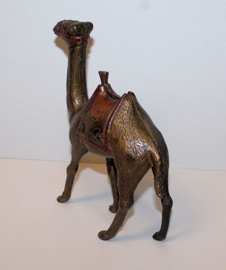 Bargain John's Antiques | A.C. Williams Cast Iron Large Camel Antique ...