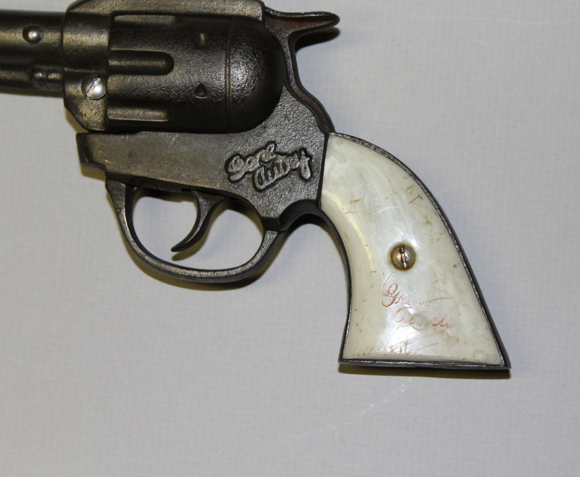 Bargain John's Antiques | Gene Autry Cast Iron Cap Gun Toy - Kenton ...
