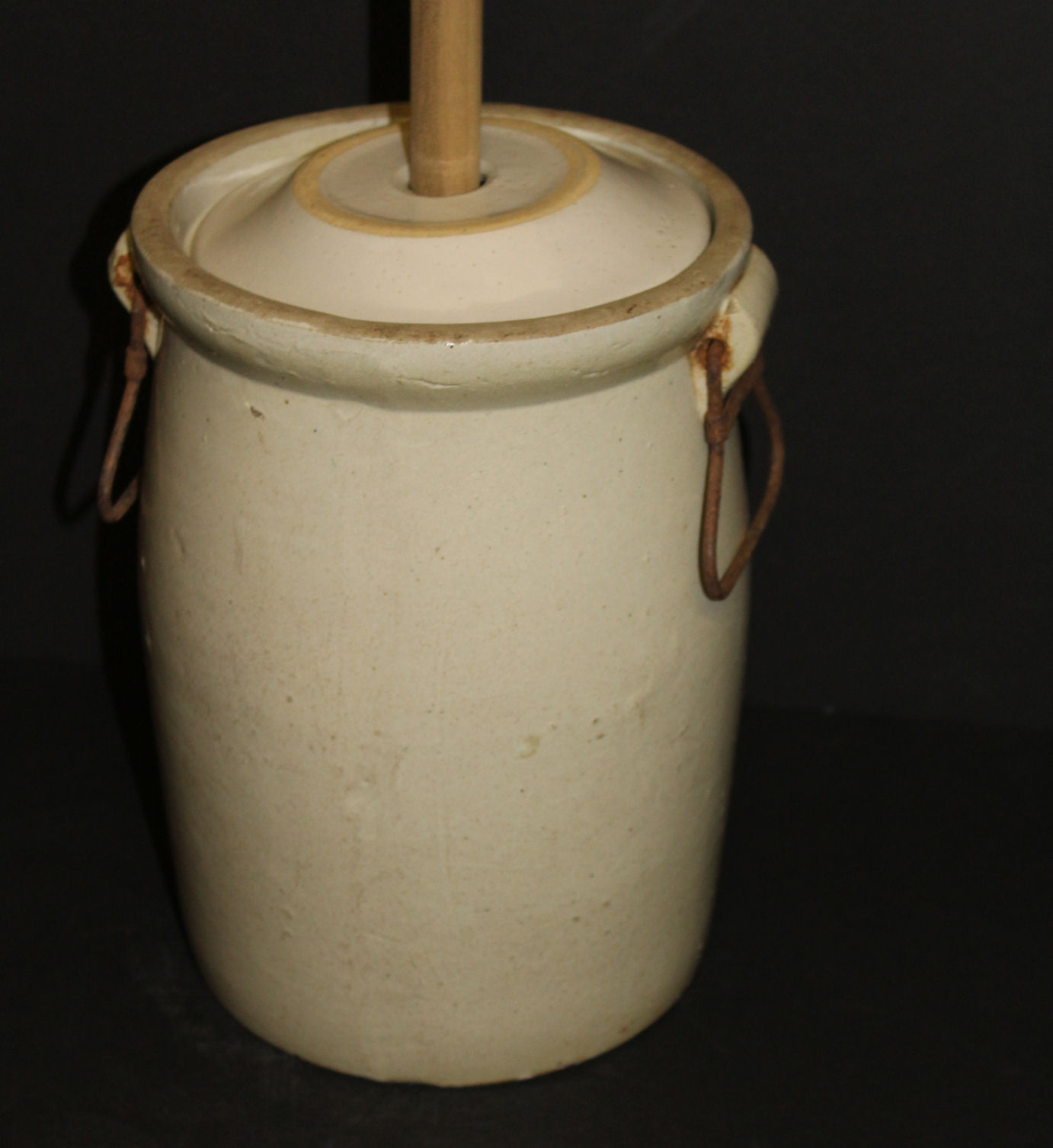 Bargain John's Antiques | Red Wing 2 Gallon Crock Butter Churn with ...