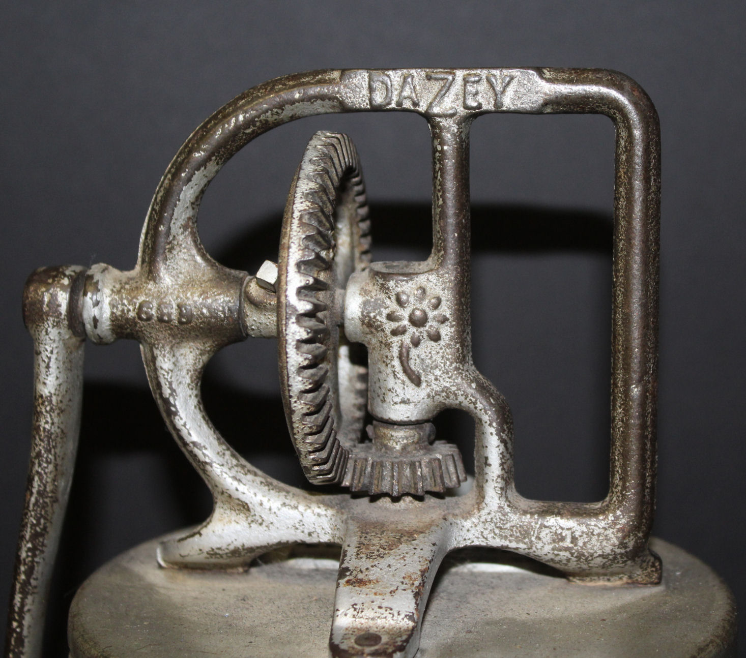 Bargain John's Antiques | Antique Dazey Glass Butter Churn - Number 80 ...