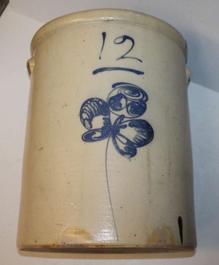 Bargain John's Antiques | Antique Redwing Salt Glaze Stoneware Crock ...