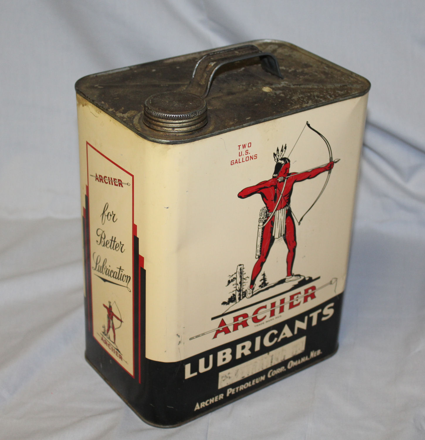 Bargain John's Antiques | Antique Advertising Tin for Archer Lubricants ...