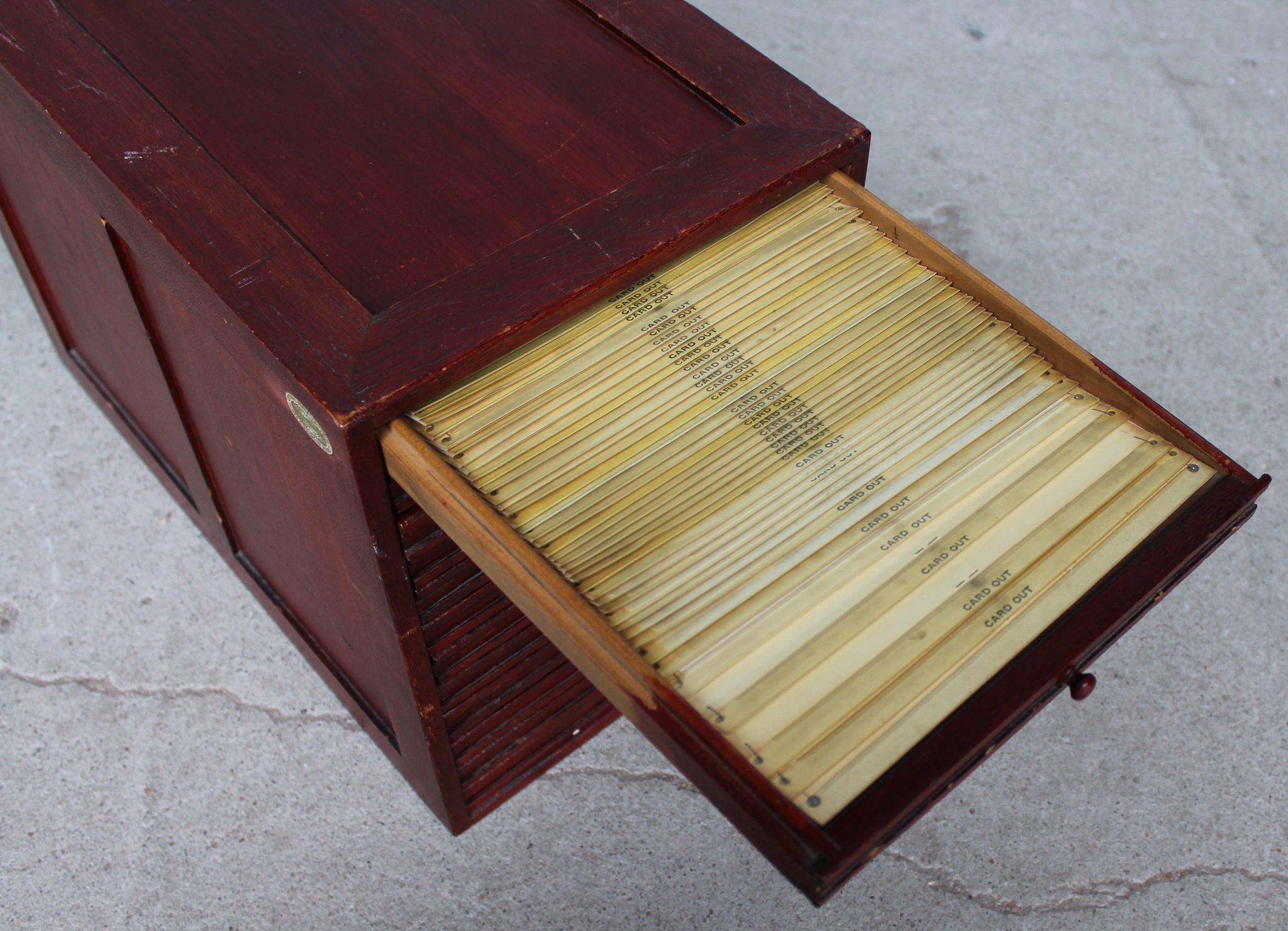 Bargain John's Antiques | Antique Small Oak 12 Drawer File Cabinet ...