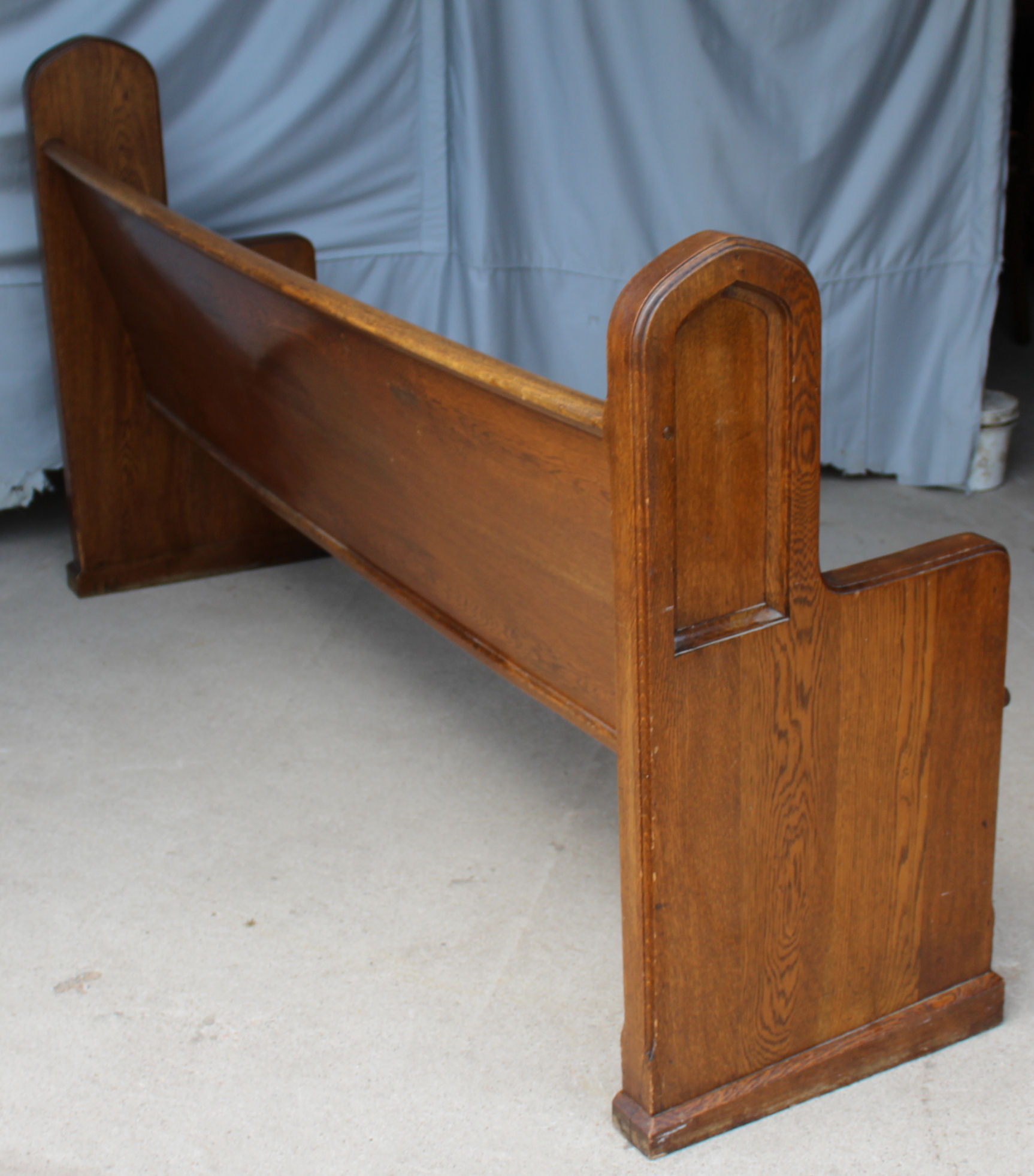 Bargain John's Antiques | Antique Oak Deacon Bench - 6 feet length ... Bargain John's Antiques | Antique Oak Deacon Bench - 6 feet length ...
