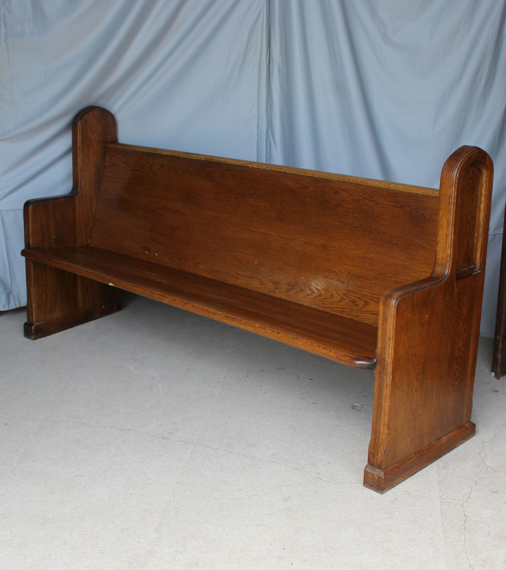 Bargain John's Antiques | Antique Oak Deacon Bench - 6 feet length ... Bargain John's Antiques | Antique Oak Deacon Bench - 6 feet length ...