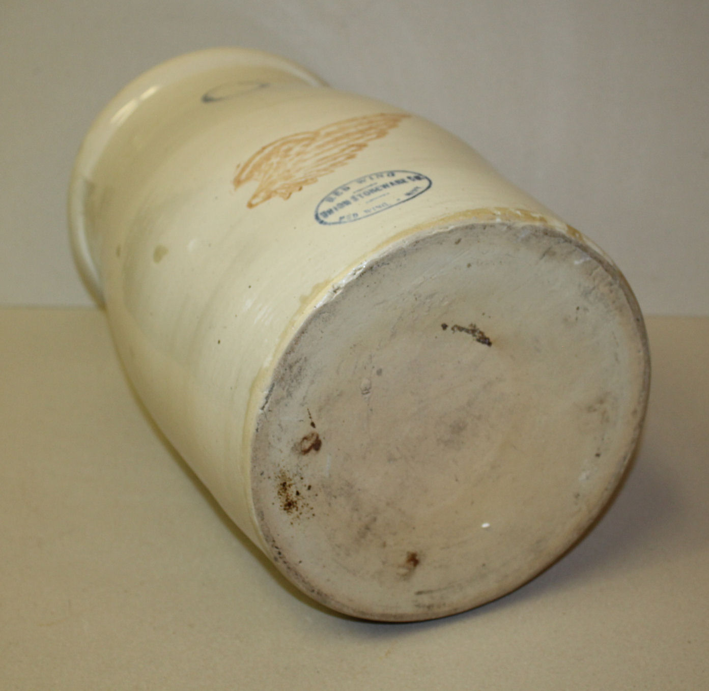 Bargain John's Antiques | Red Wing Stoneware 6 Gallon Butter Churn ...