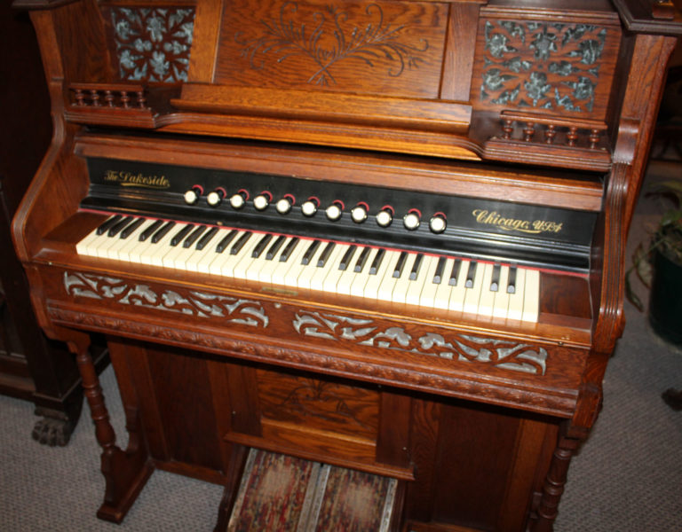Bargain John's Antiques | Antique Victorian Oak Pump Organ ...