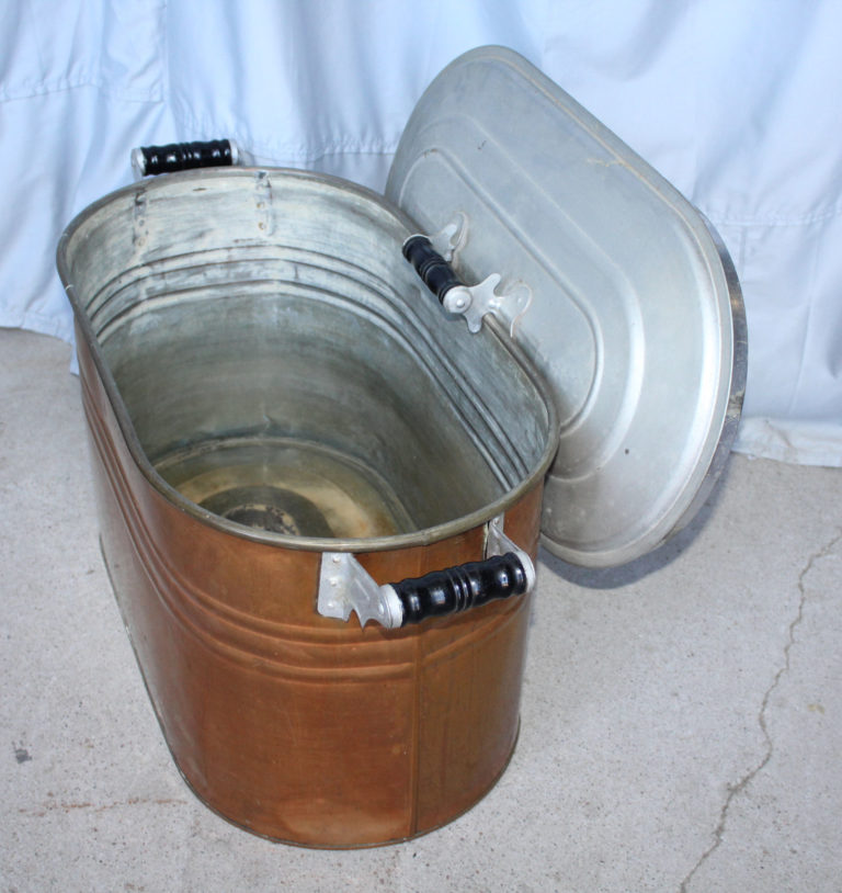Bargain John's Antiques | Antique Copper Boiler with Tin Lid - Bargain ...