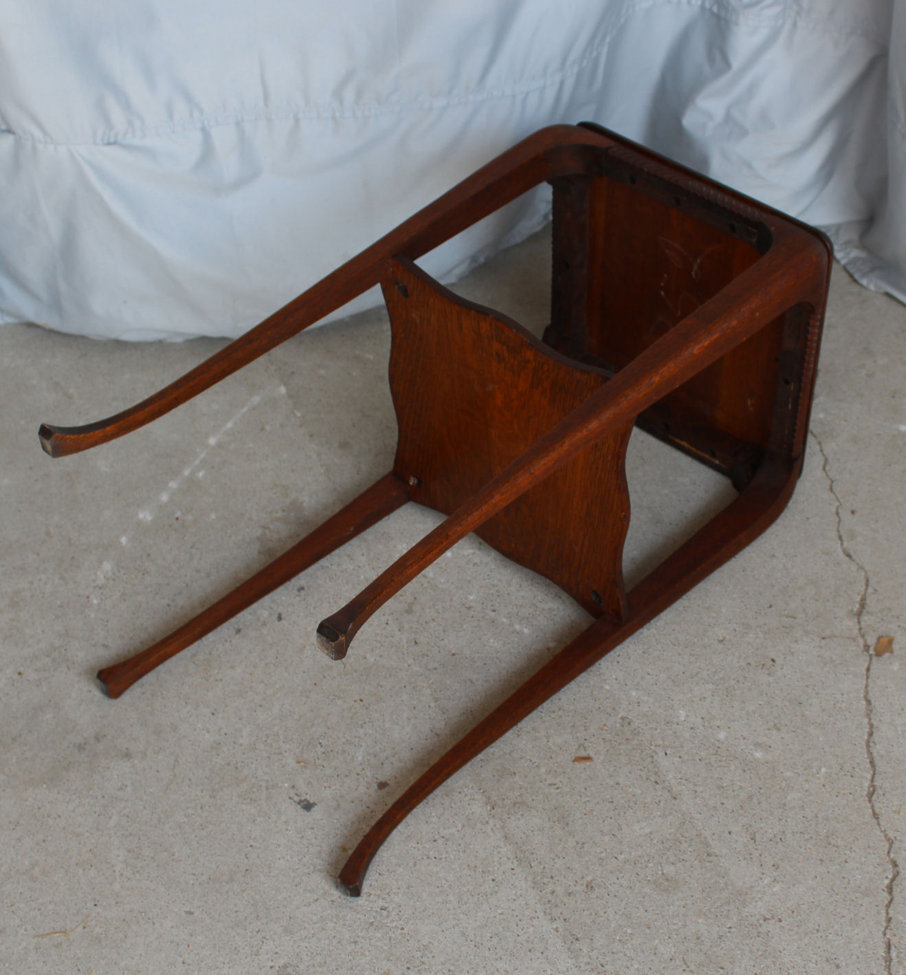 Bargain John's Antiques | Antique Oak Lamp Table Stand - original ...