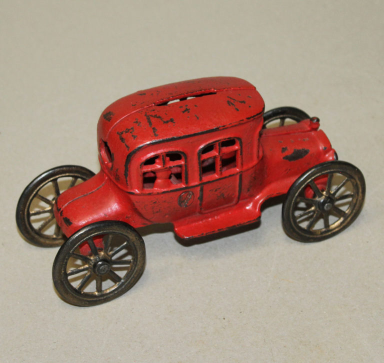 Bargain John's Antiques | Antique Cast Iron Four Passenger Still Toy ...