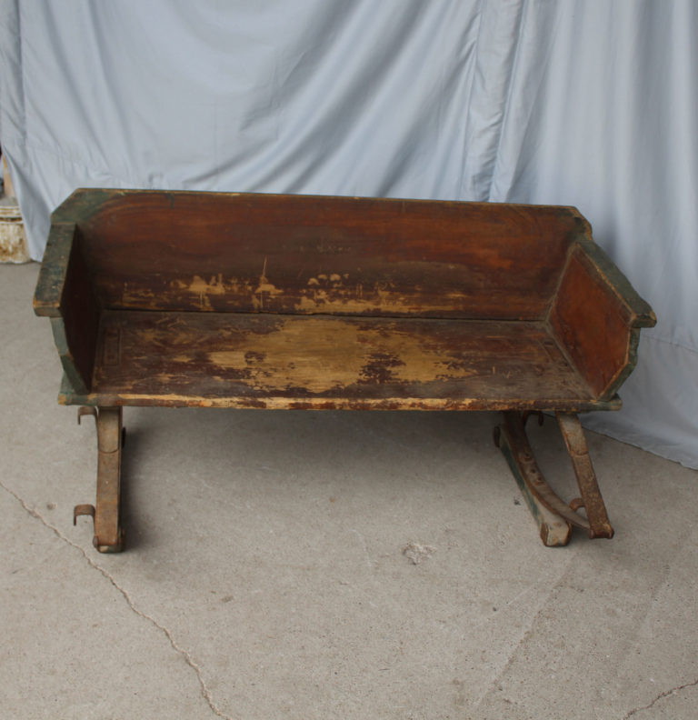 Bargain John's Antiques | Antique Farm Box Wagon Spring Seat - Peter ...