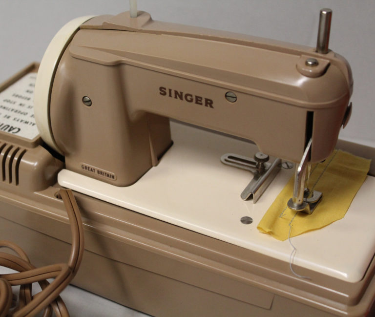 Bargain John's Antiques | Singer Sewhandy Electric Model 50 Sewing ...