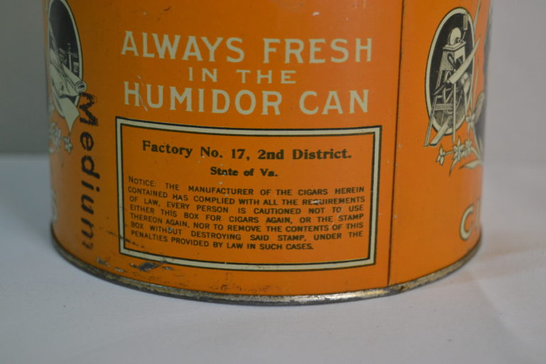 Bargain John's Antiques | Two Orphans Cigars Tobacco advertising Tin ...