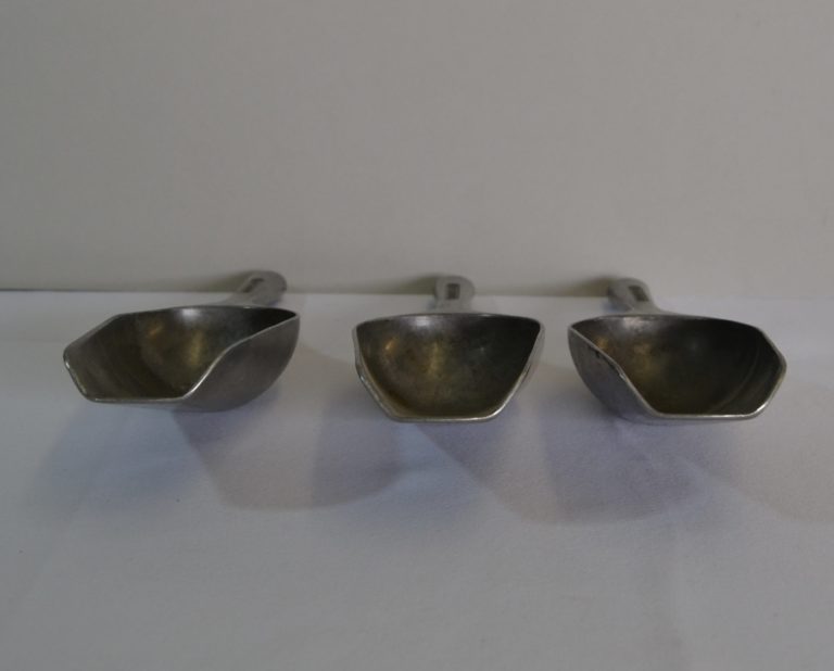 Bargain John's Antiques | Three Metal Candy Scoops Country Store ...