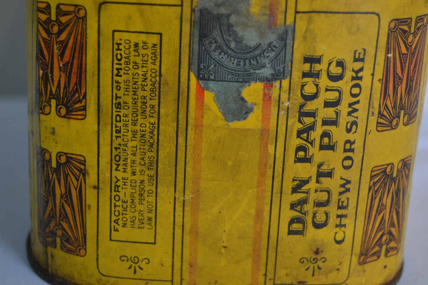 Bargain John's Antiques | Dan Patch Cut Plug Tobacco Advertising Tin ...