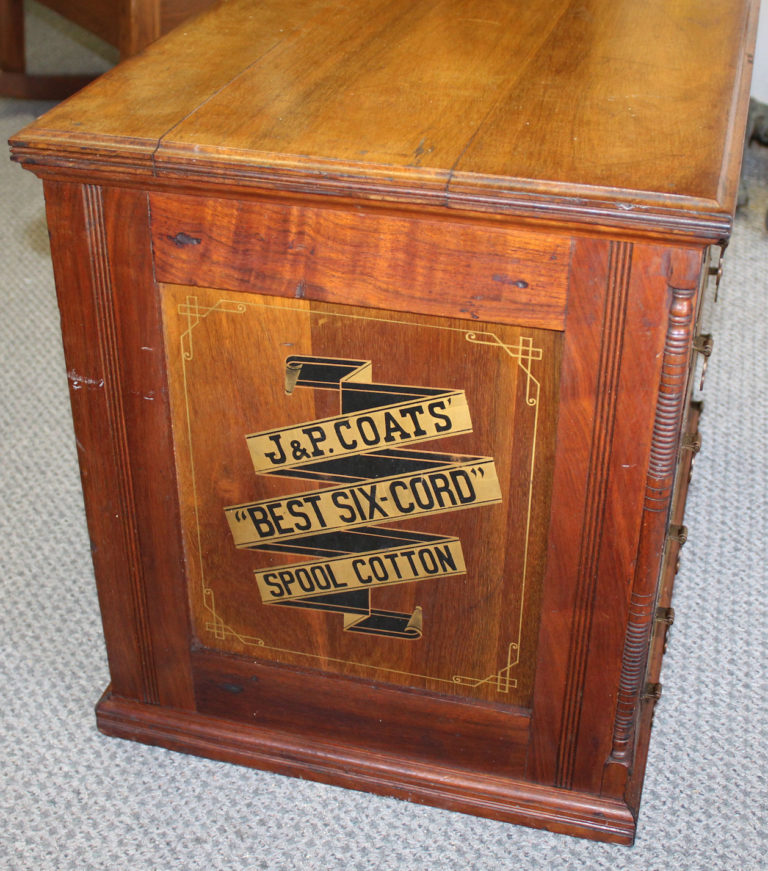 Bargain Johns Antiques Antique Walnut Six Drawer Spool Cabinet J And P