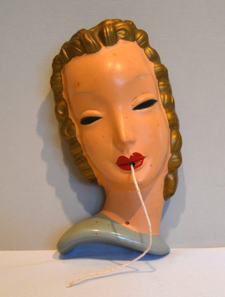 Bargain John's Antiques | Figural String Holder Deco Lady - Bargain ...