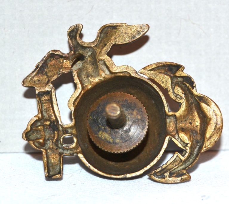 Bargain John's Antiques | Brass Military Pin - Bargain John's Antiques