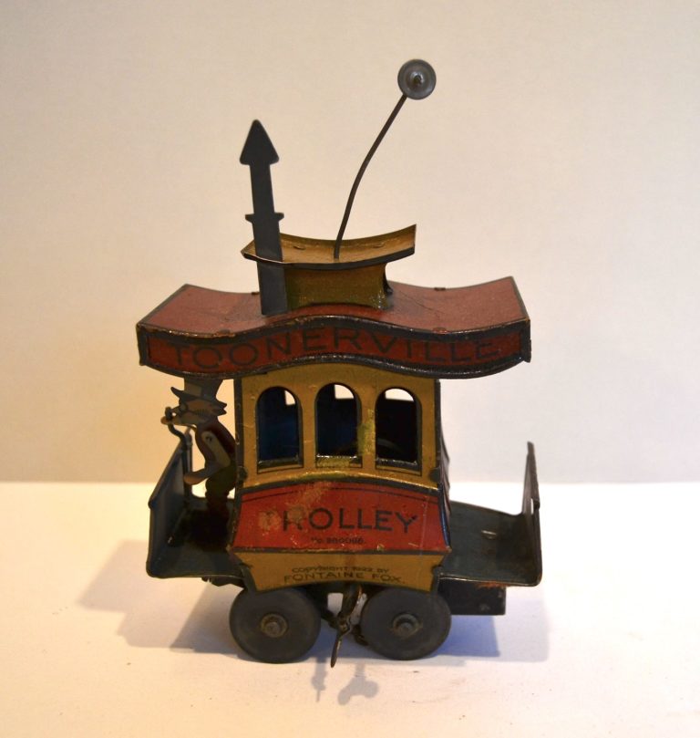 Bargain John's Antiques | Fontaine Fox Toonerville Trolley Tin Wind Up ...