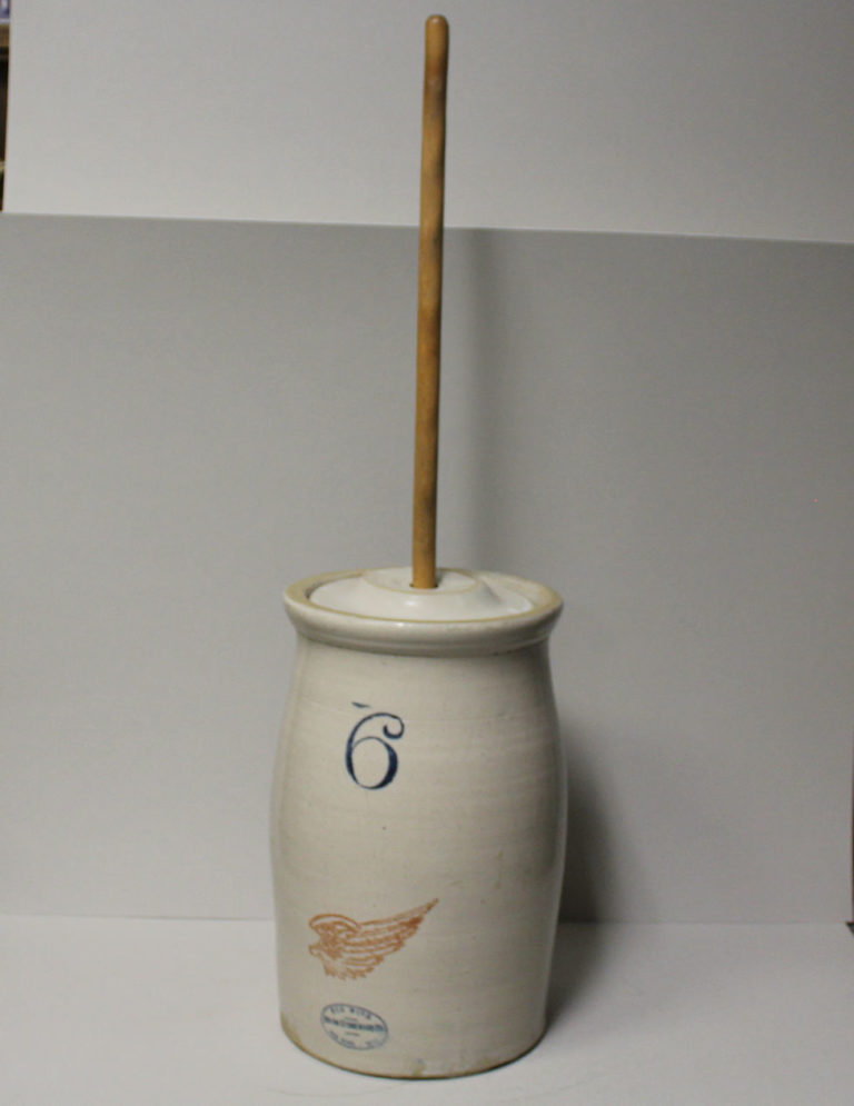 Bargain John's Antiques | Antique Red Wing Stoneware 6 Gallon Butter ...
