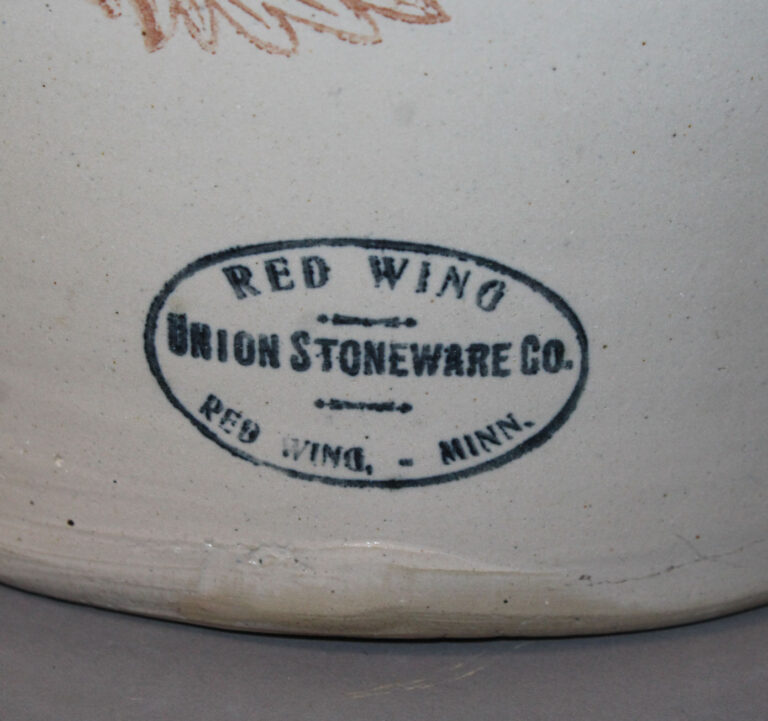 Bargain John's Antiques | Antique Red Wing Stoneware 6 Gallon Butter ...
