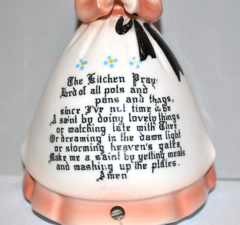 Bargain John's Antiques | Pink Prayer Lady String Holder - Bargain John ...