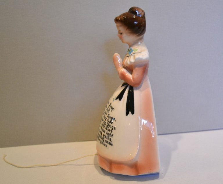 Bargain John's Antiques | Pink Prayer Lady String Holder - Bargain John ...