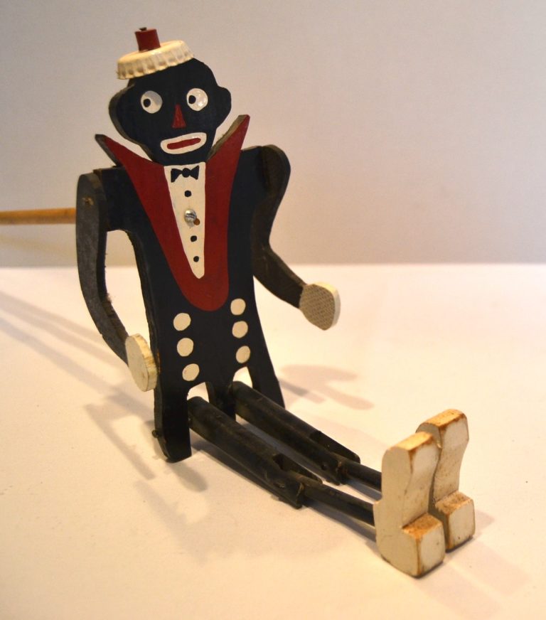 Bargain John's Antiques | Folk Art Dancing Black Man Puppet - Bargain ...