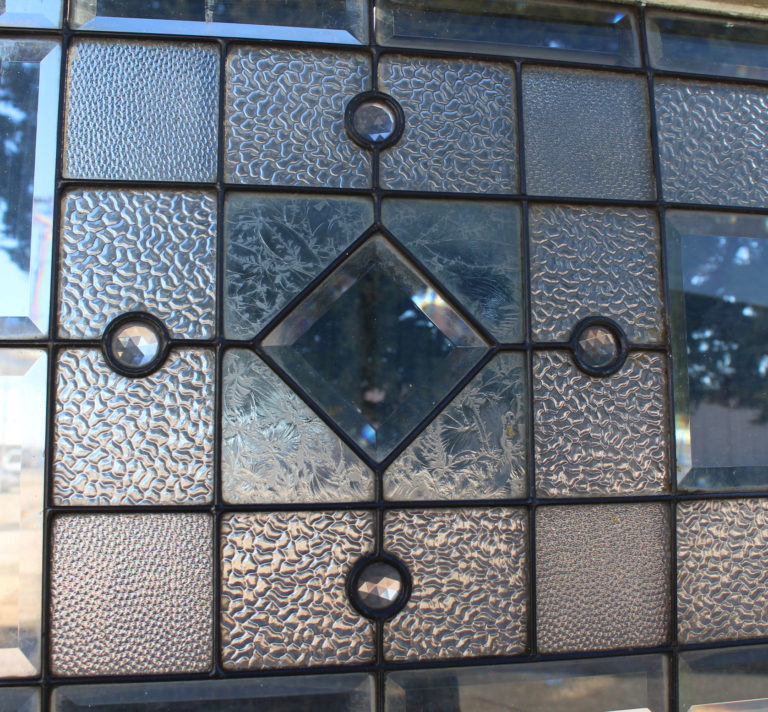 Bargain John's Antiques | Antique Clear Leaded Beveled Glass Window ...