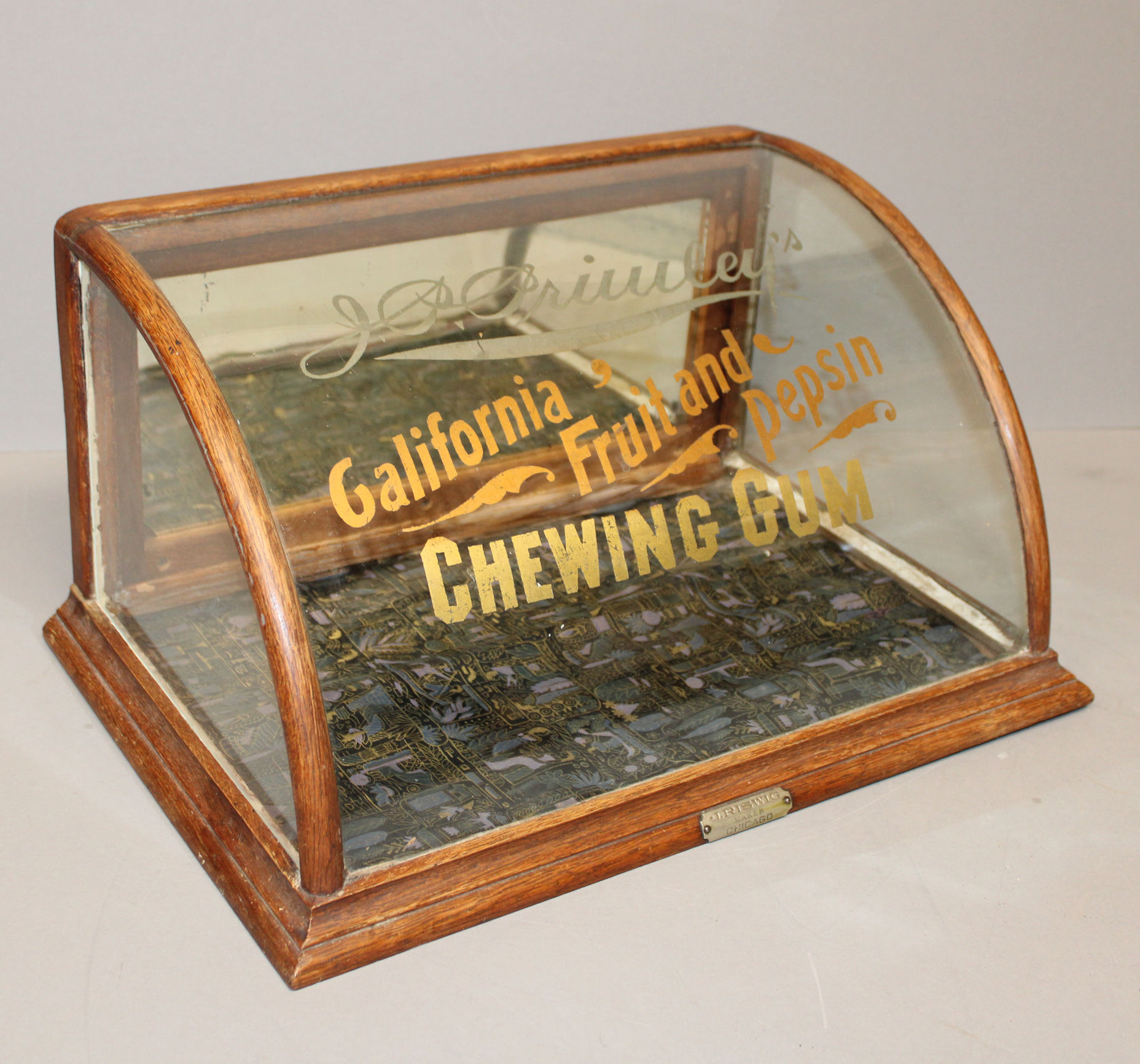 Bargain John's Antiques | Antique Country Store Display Showcase with ...