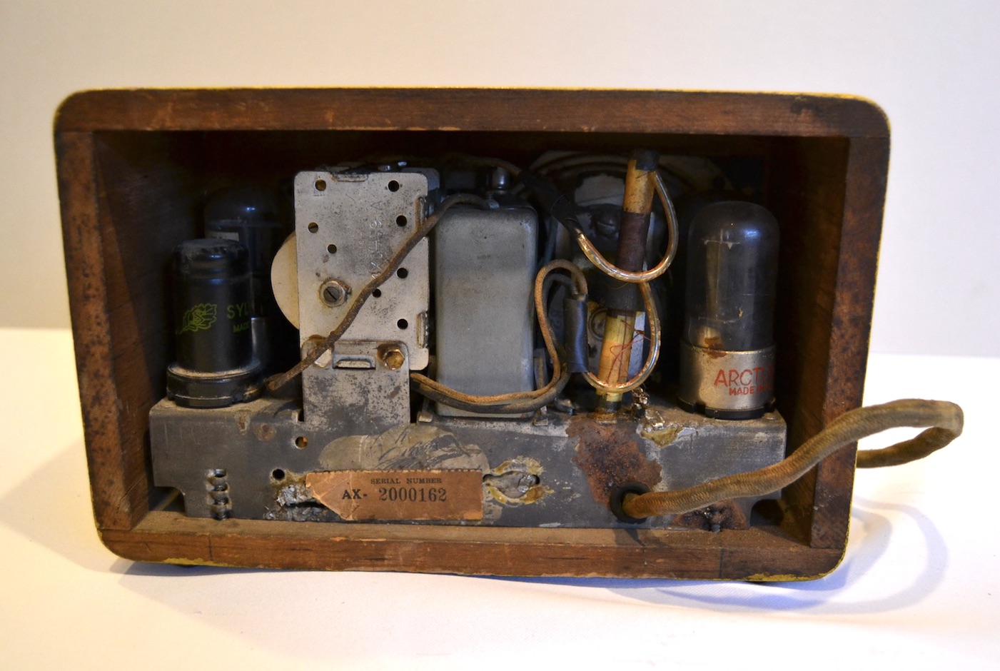 Bargain John's Antiques | Emerson Radio - Wooden Box - Patriotic ...