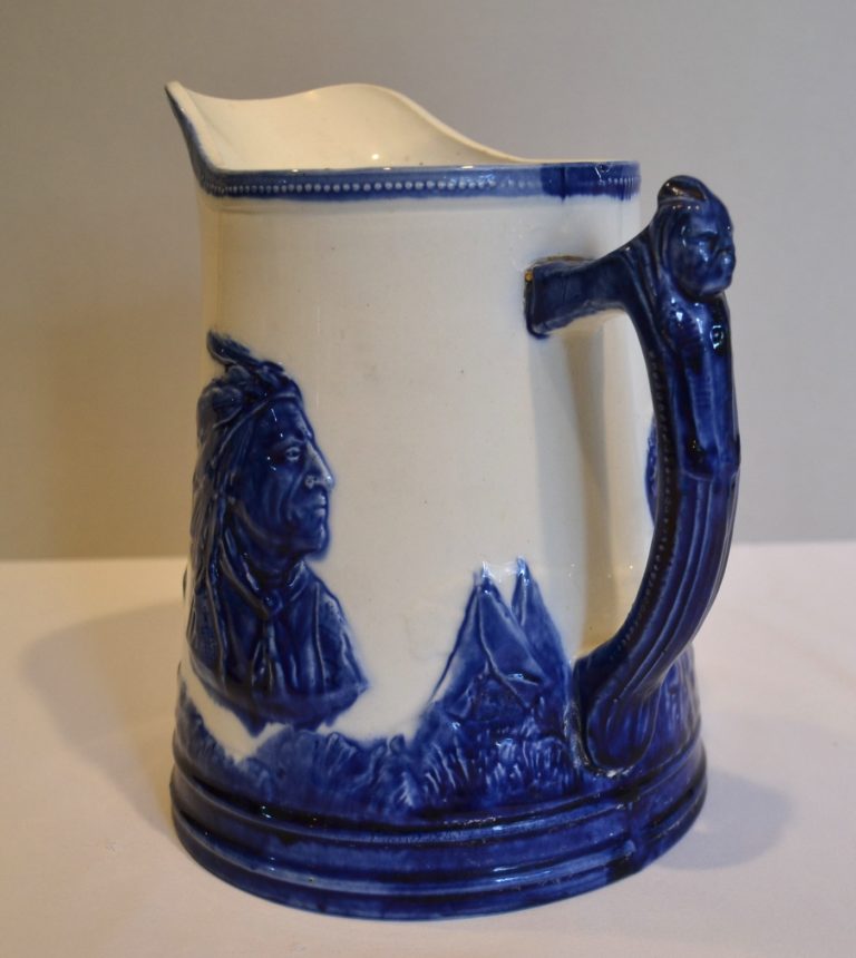 Bargain John's Antiques | Antique Pottery Old Sleepy Eye Pitcher 8 3/4 ...