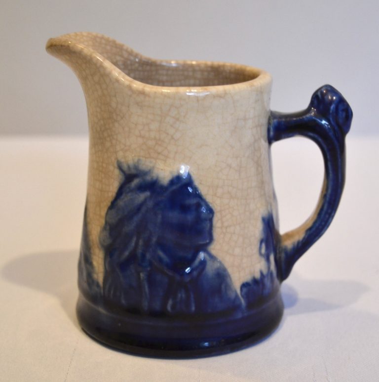 Bargain John's Antiques | Antique Old Sleepy Eye Pitcher 4" tall ...