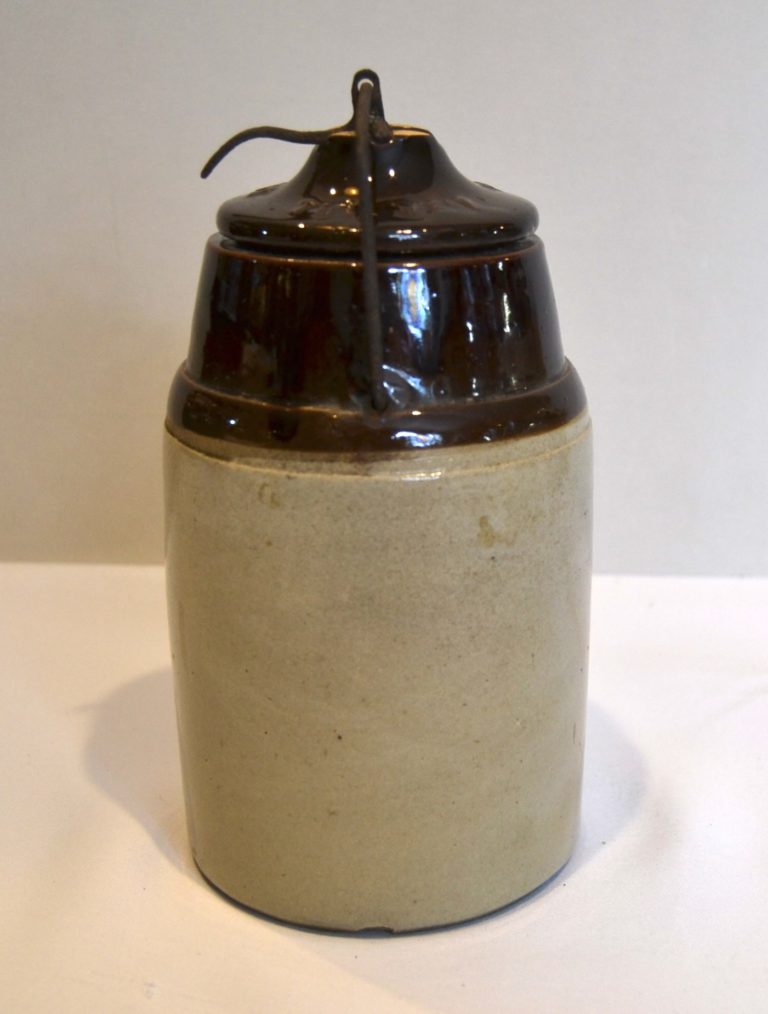 Bargain John's Antiques | Antique Stoneware Weir Canning Jar - Pat.Mar ...